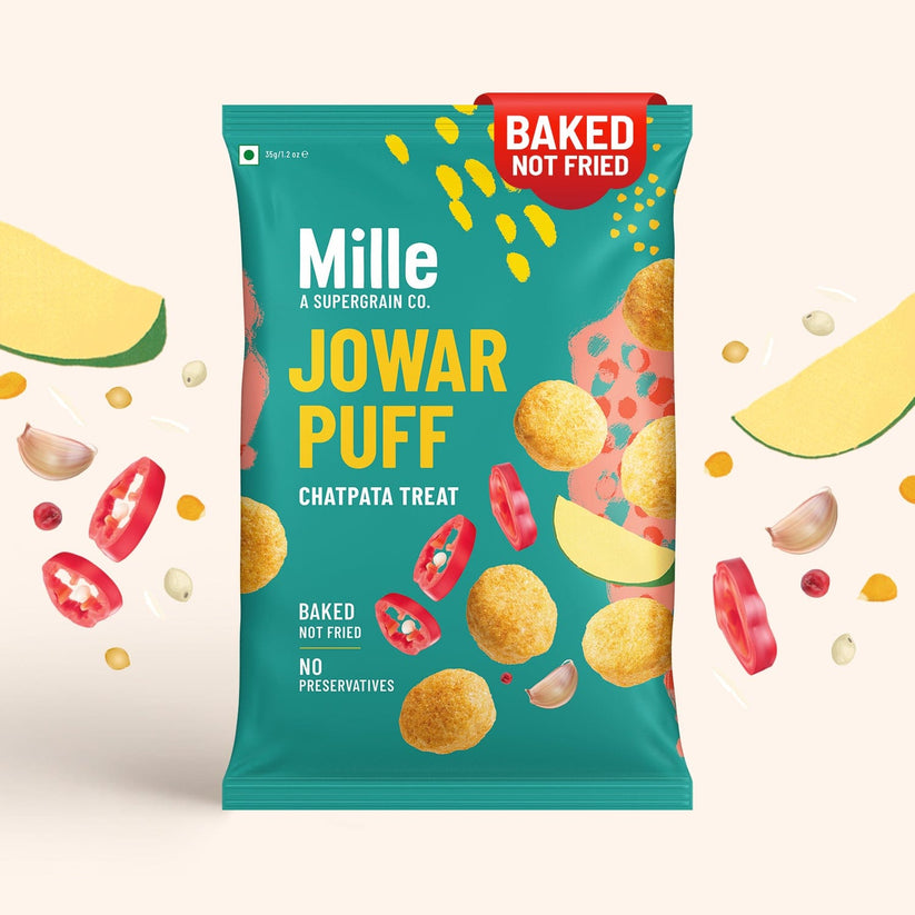 Millet Puffs - Chatpata Treat – Mille Supergrain